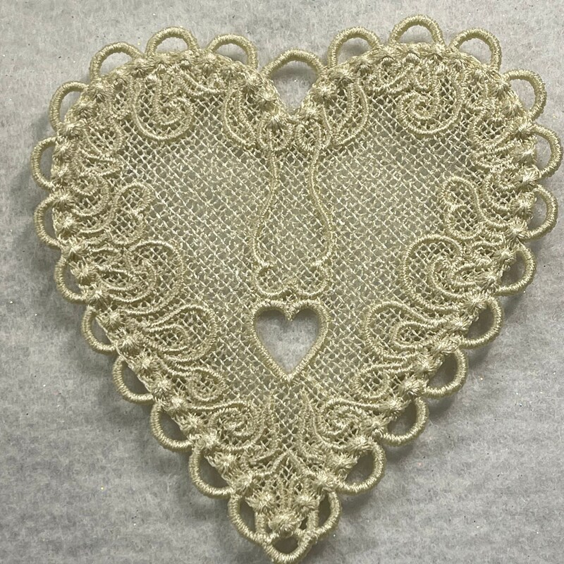Heart Lace - Etsy