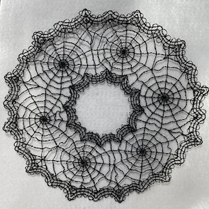 Spider Doily #1 (free Standing Lace - A Finished Embroidery Product ...