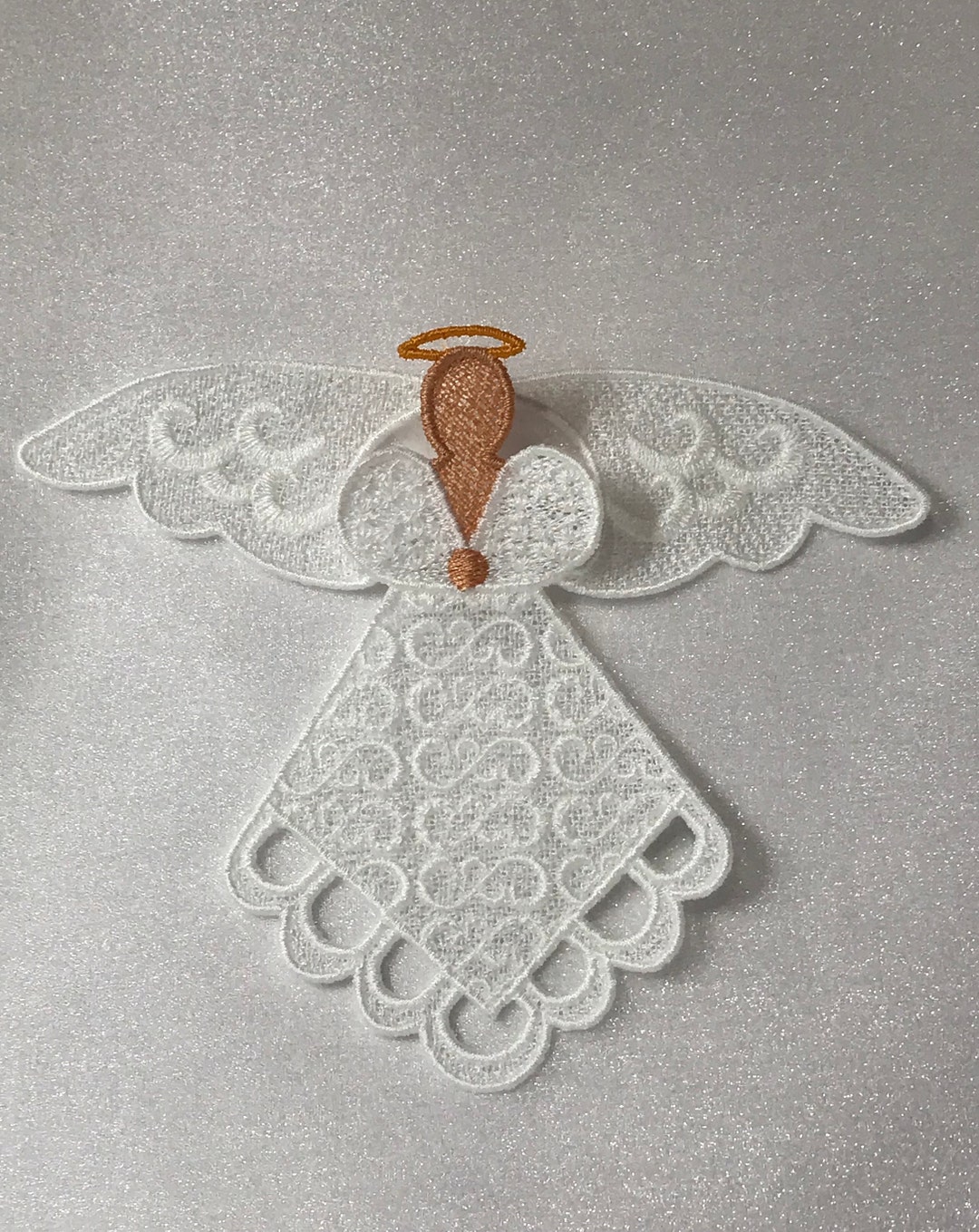 Handkerchief Angel (free Standing Lace - A Finished Embroidery Product ...