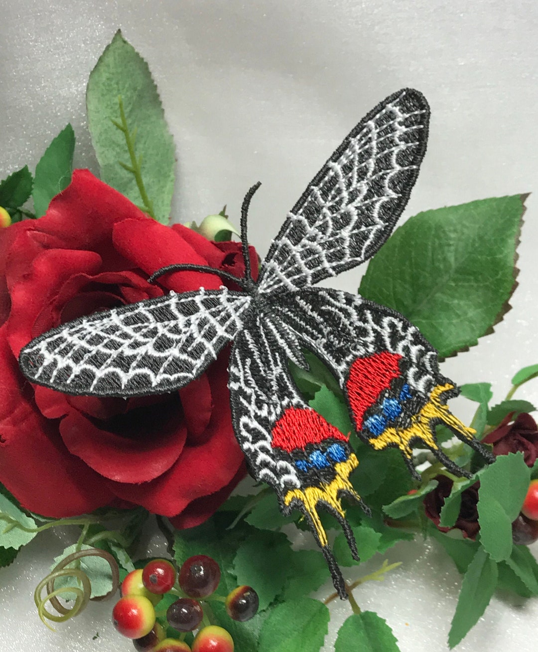 Webbed Butterfly (free Standing Lace - A Finished Embroidery Product ...