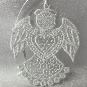 Memory Angel (free Standing Lace - A Finished Embroidery Product, Not a ...