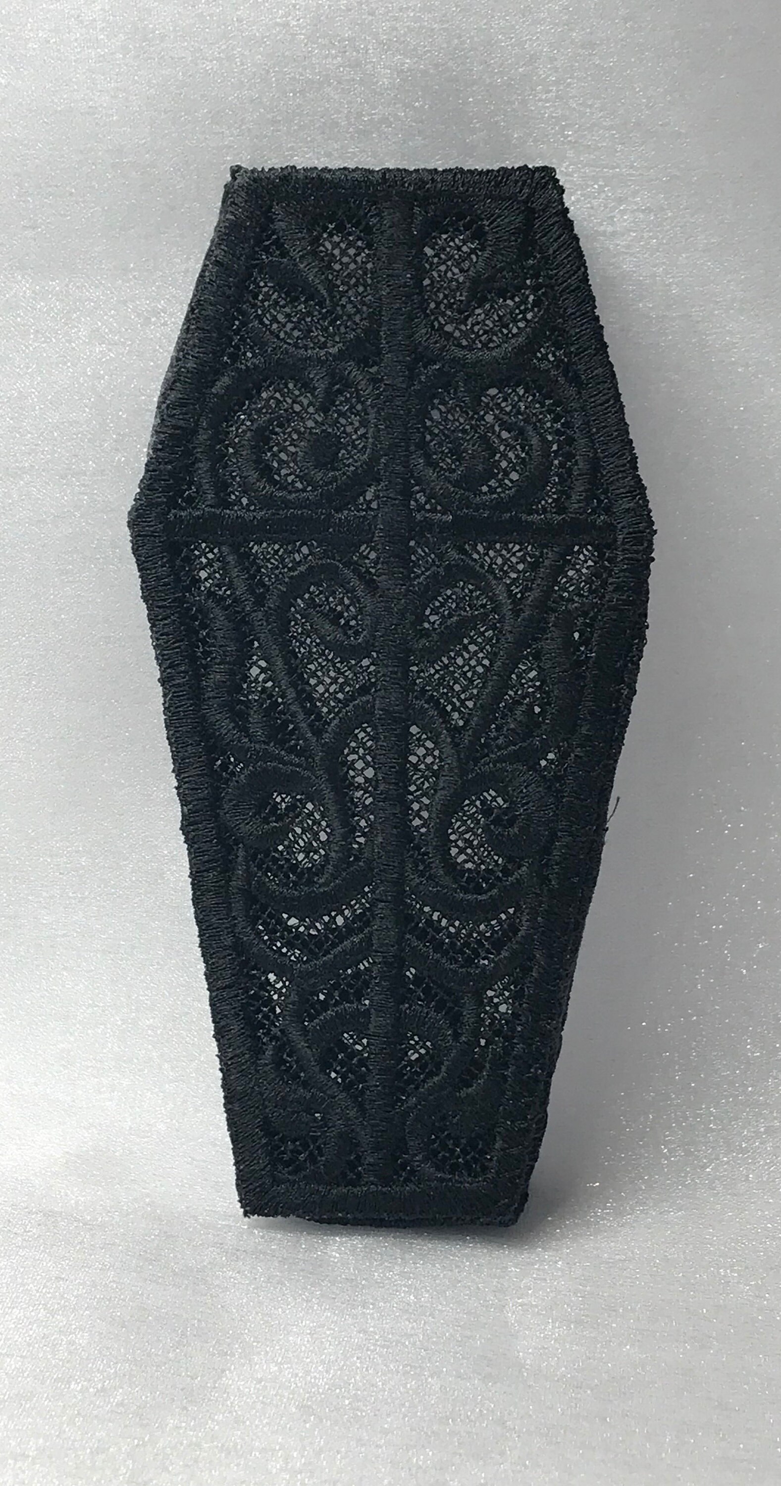 3D Lace Coffin free Standing Lace A Finished Embroidery - Etsy