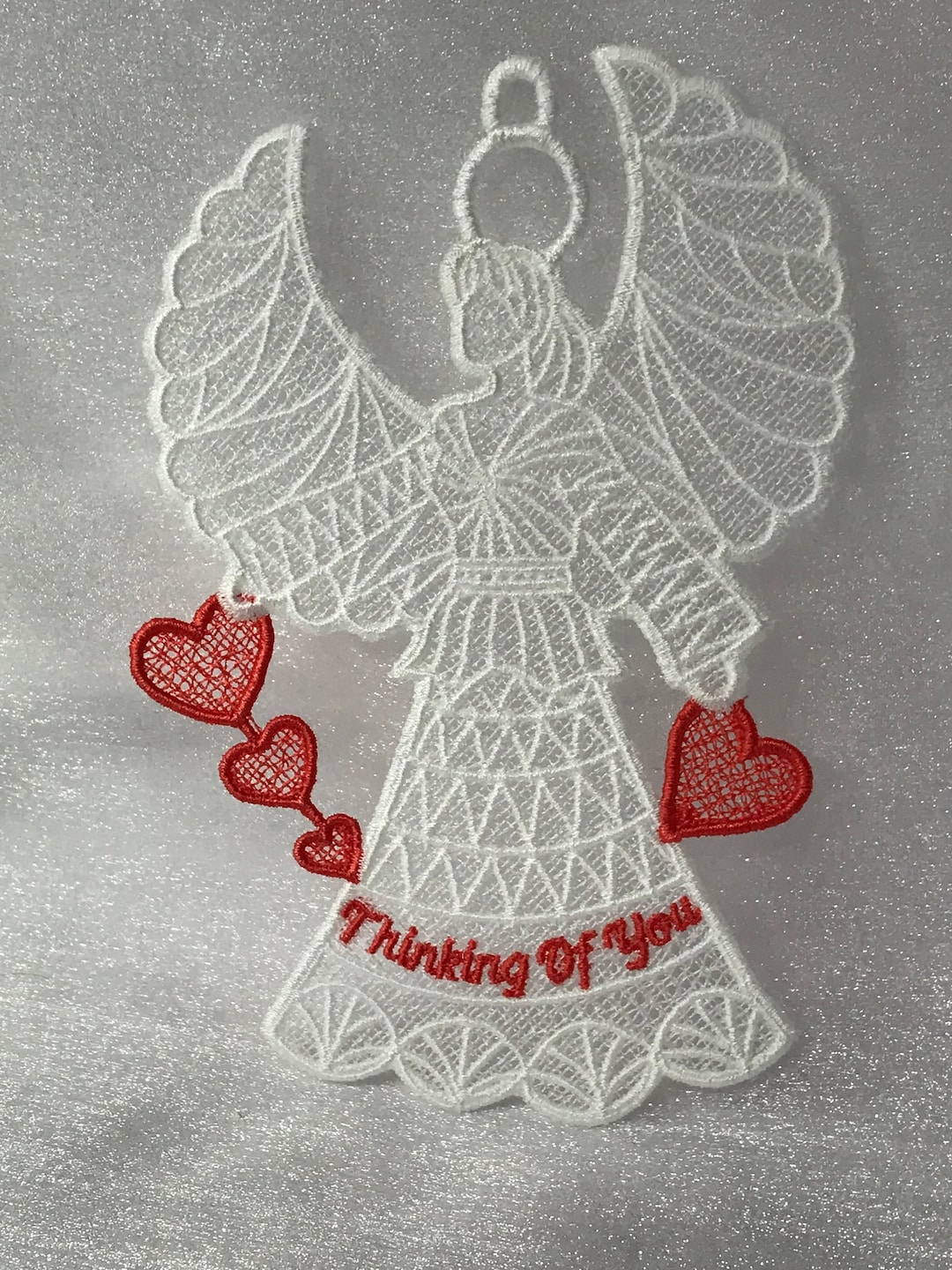 Thinking of You Angel (free Standing Lace - A Finished Embroidery ...