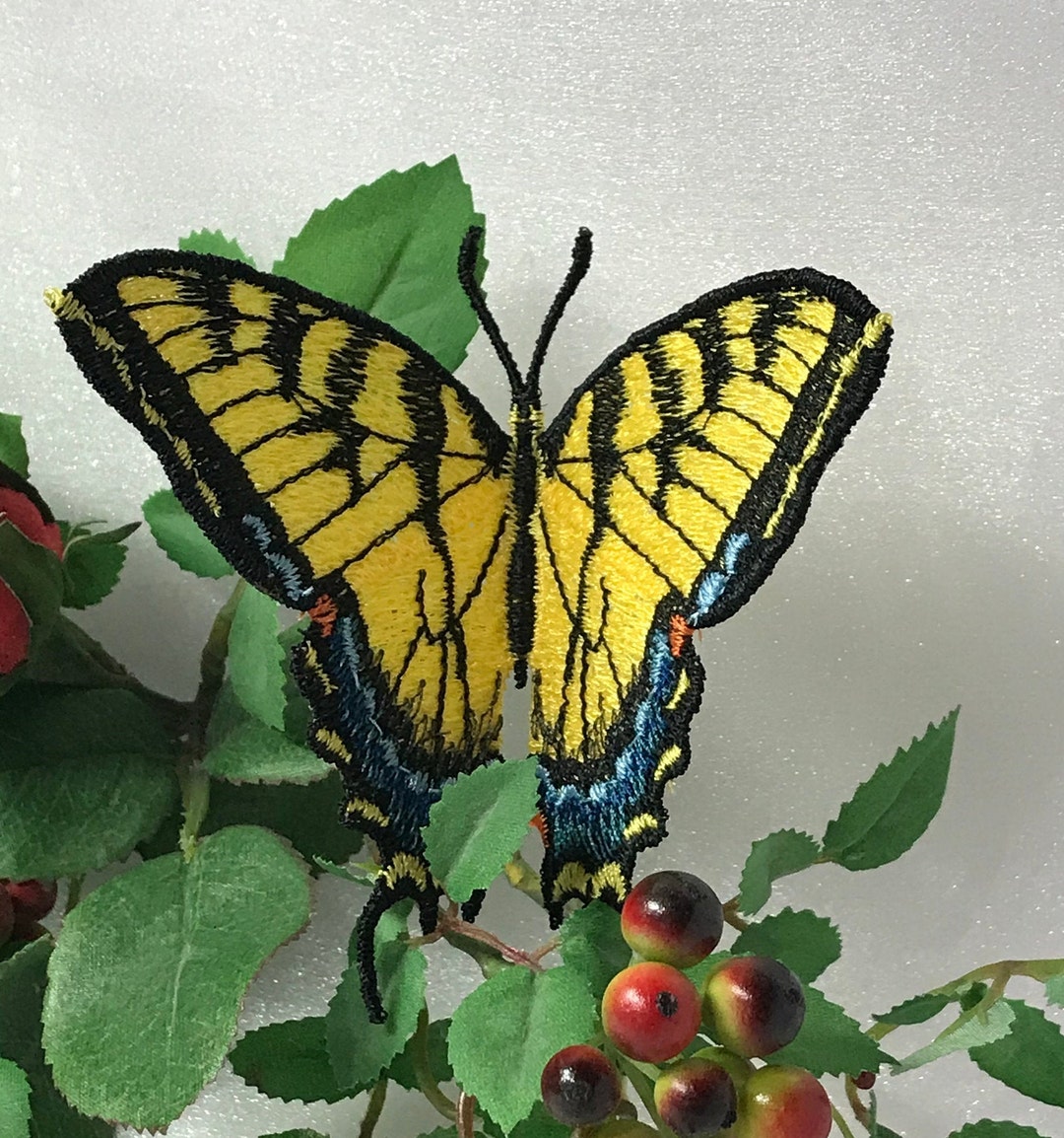 Tiger Swallowtail (free Standing Lace - A Finished Embroidery Product ...