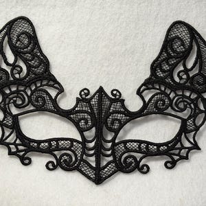 Kitty Cat Mask (free Standing Lace - A Finished Embroidery Product, Not ...