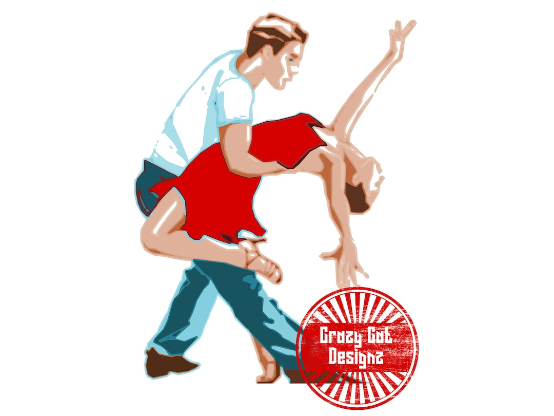 Dirty Dancing Silhouette SVG PNG JPG Clipart Vector - Etsy Australia