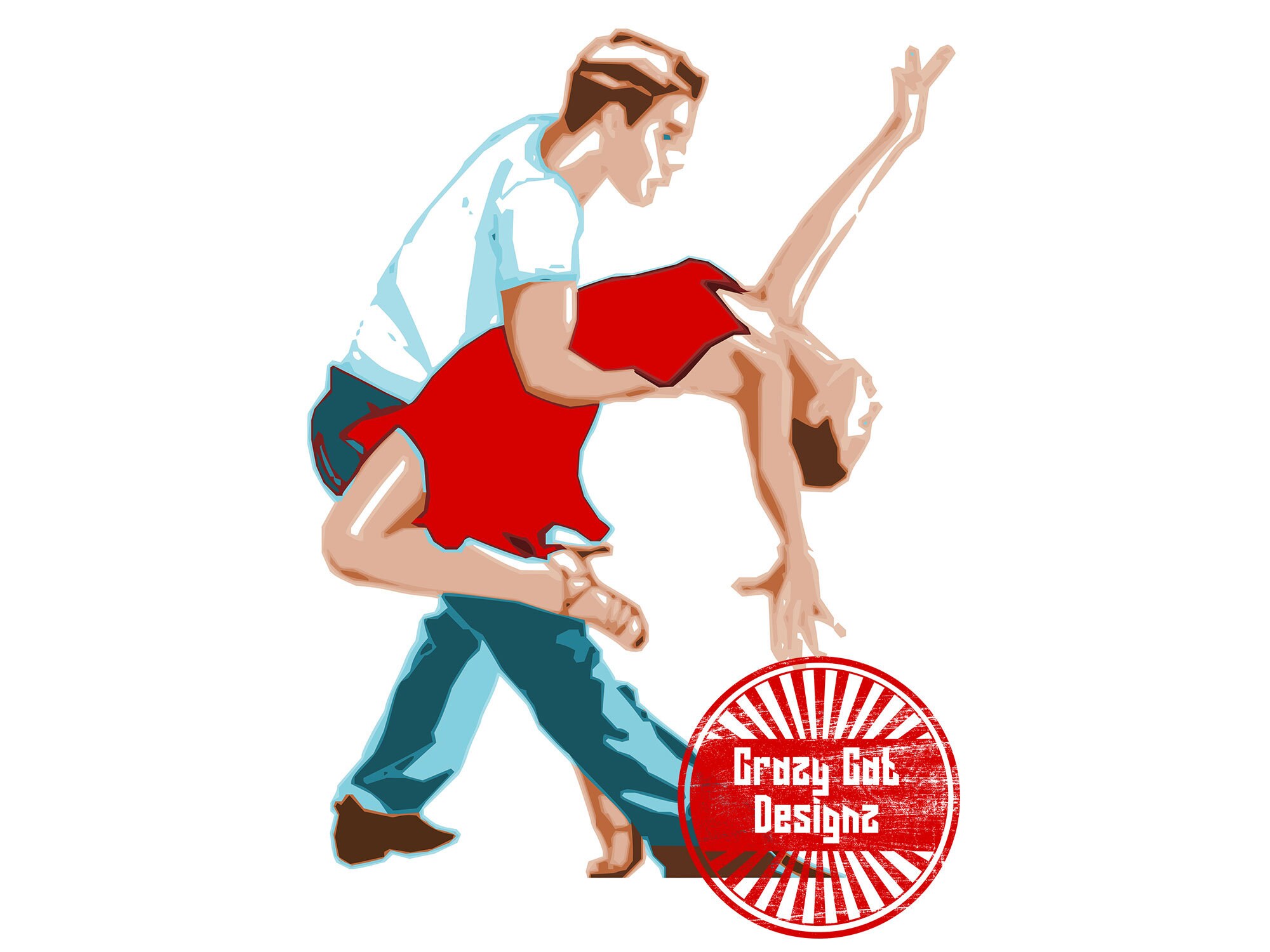 Dirty Dancing Silhouette SVG PNG JPG Clipart Vector | Etsy