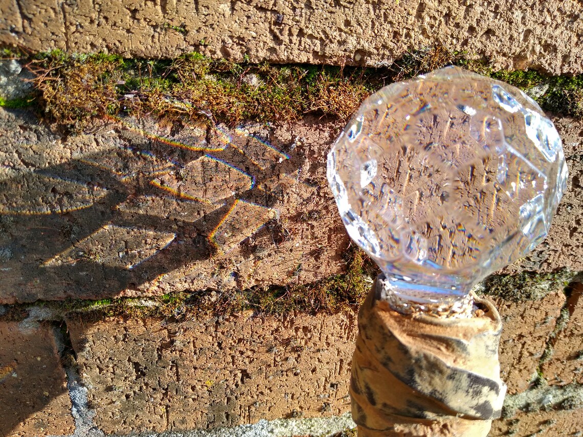 Glass topped staff | Etsy