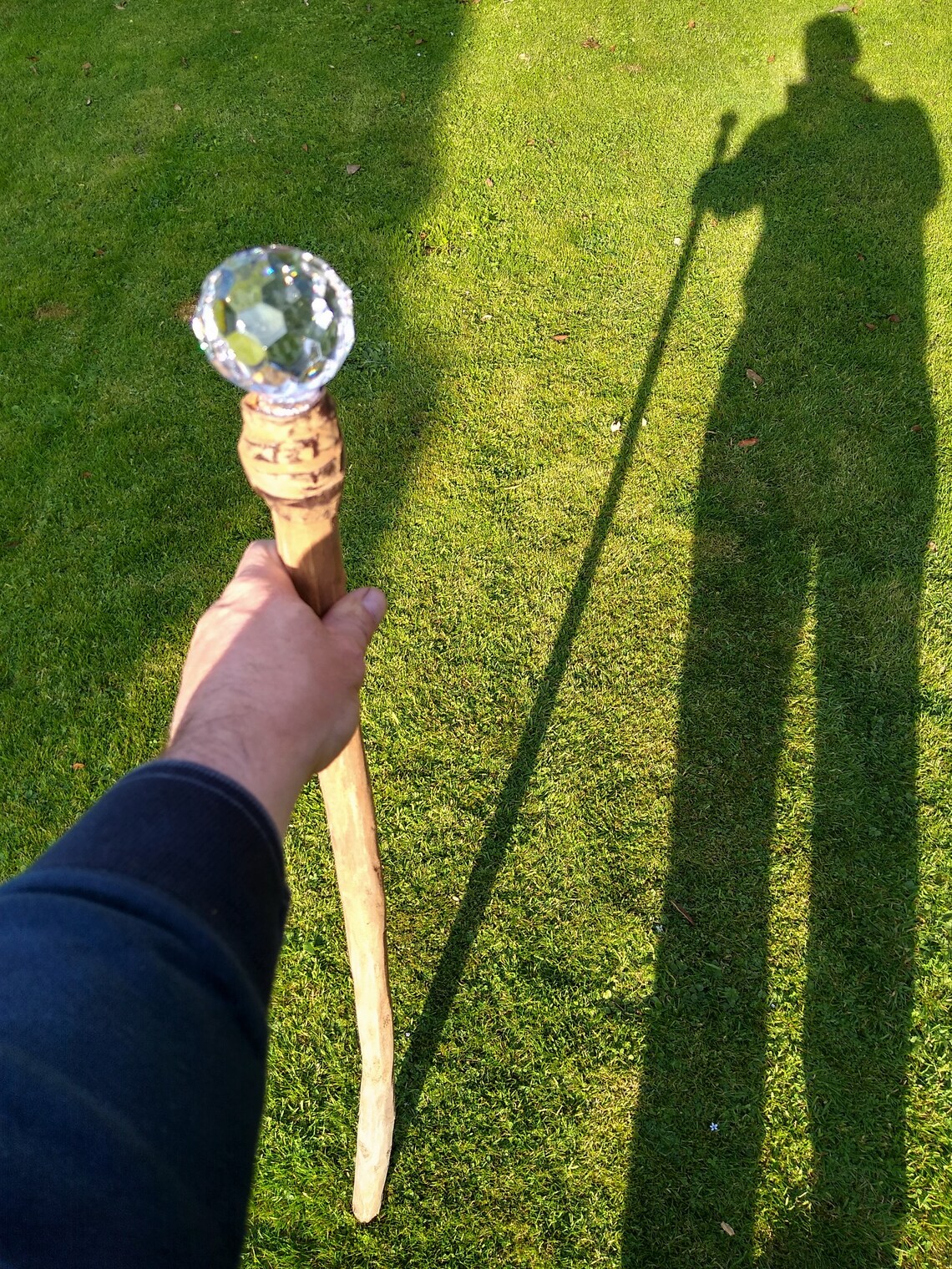 Glass topped staff | Etsy