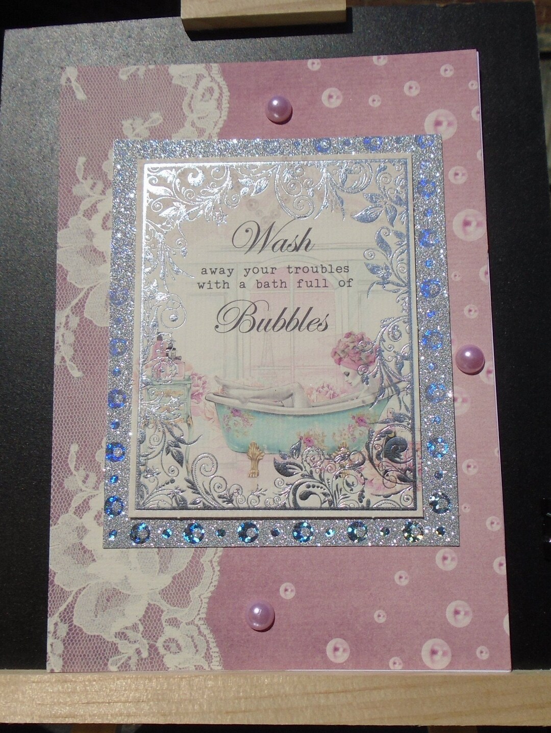 Bubble Birthday Card, Greeting Card, Happy Birthday Card, Female Happy ...