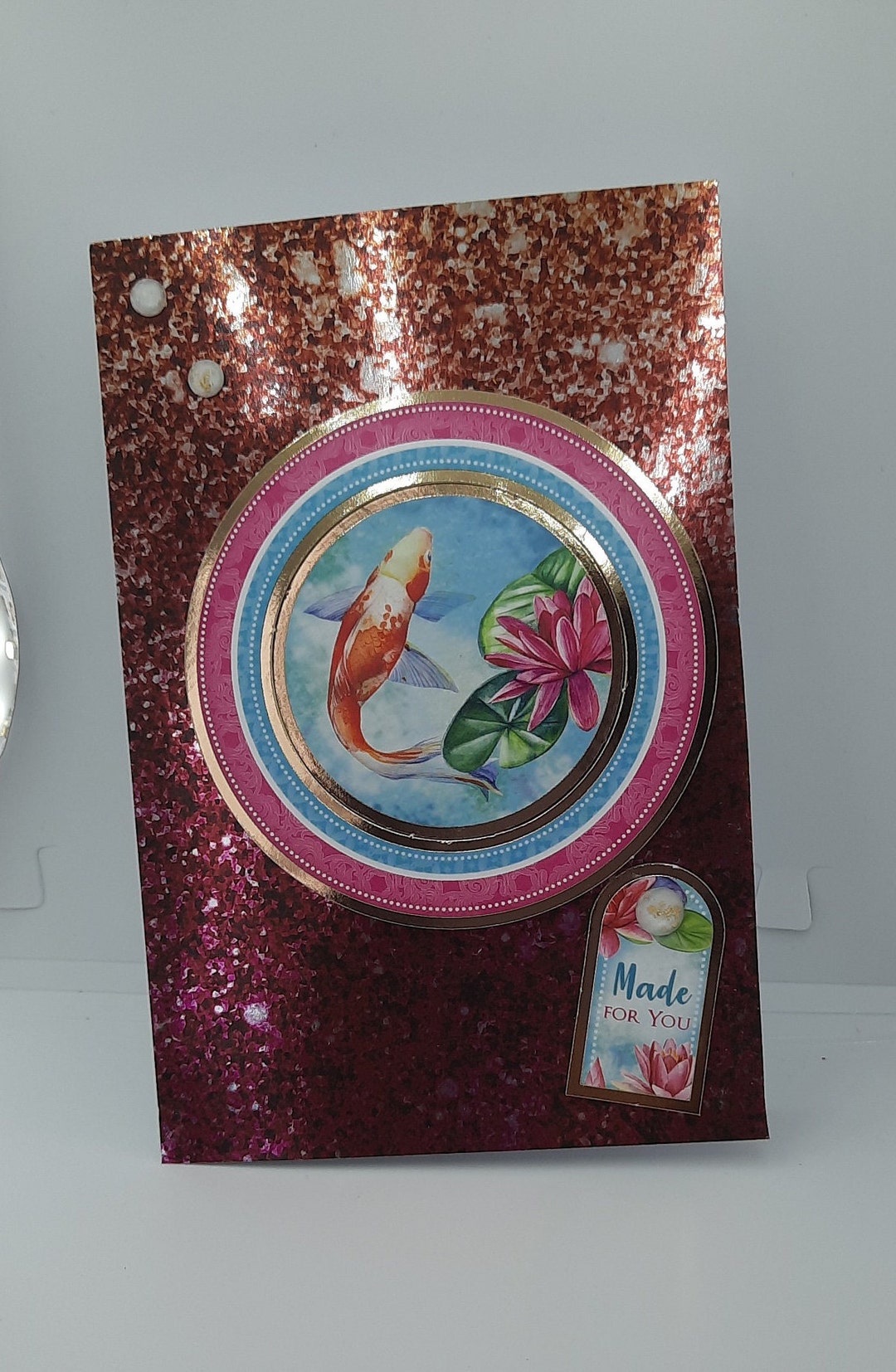 Koi Carp Birthday Card, Happy Birthday Card, Many Happy Returns ...