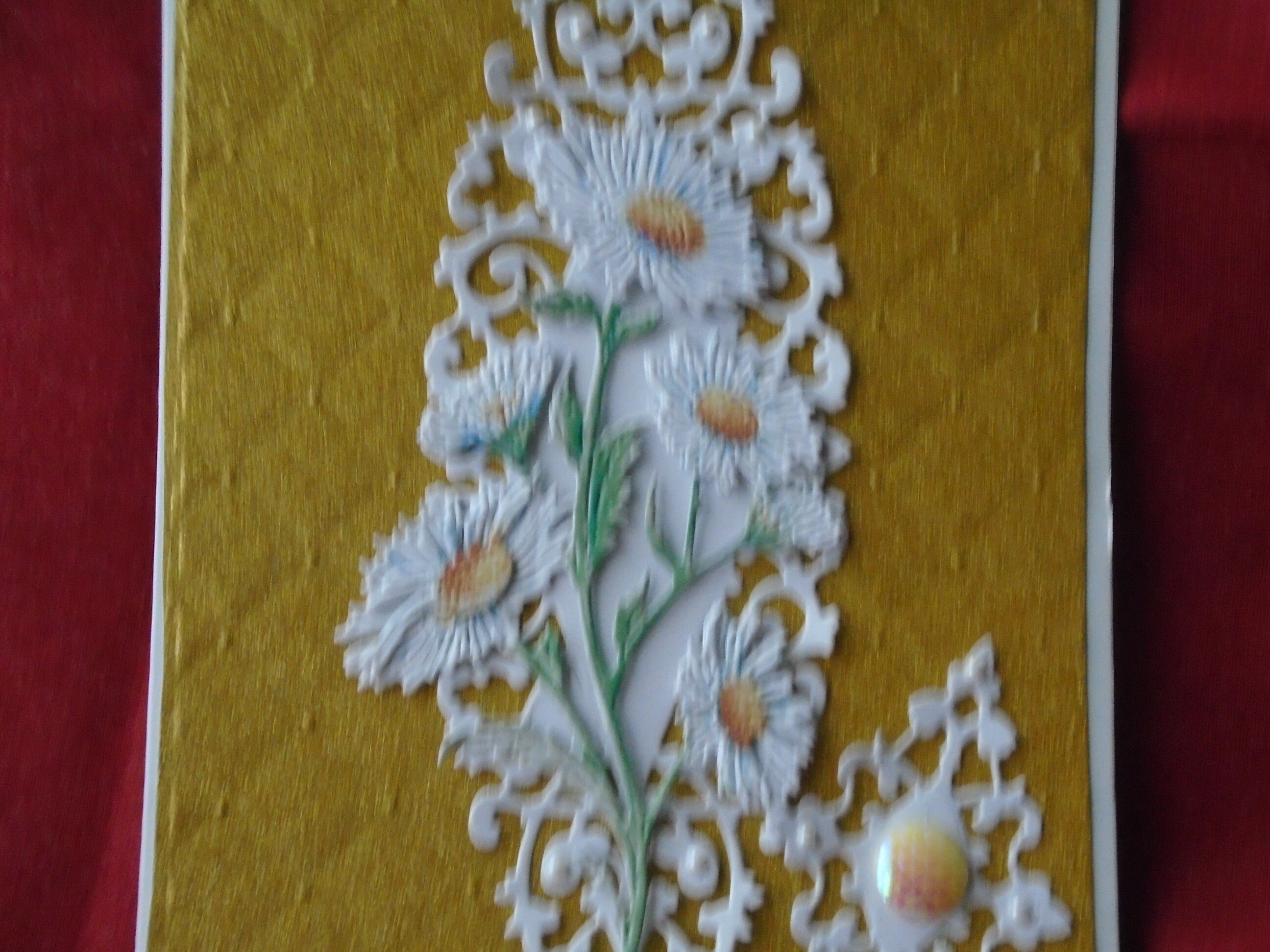 Daisy Birthday Card, Happy Birthday Card, Greeting Card, Many Happy ...