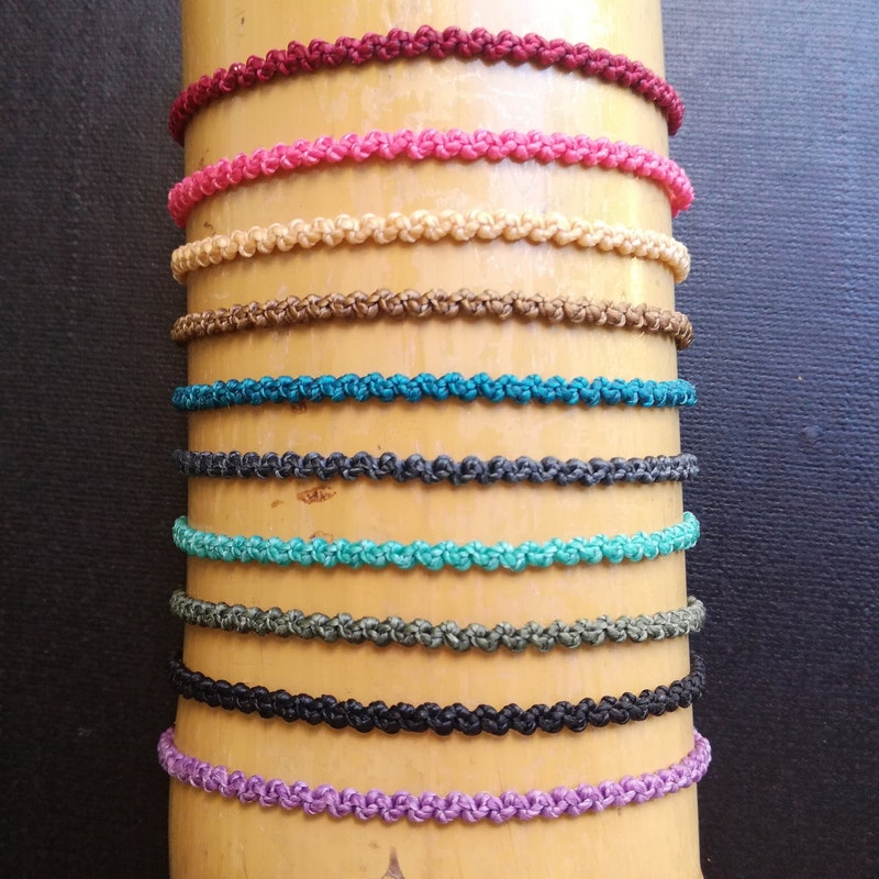 Wax String Bracelet - Etsy