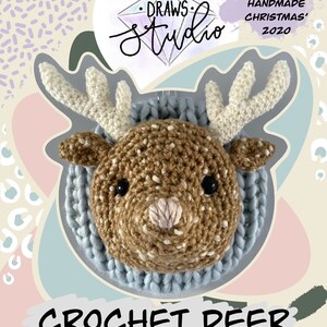 Digital Download Crochet Reindeer Head Pattern - as Seen on Kirstie’s ...