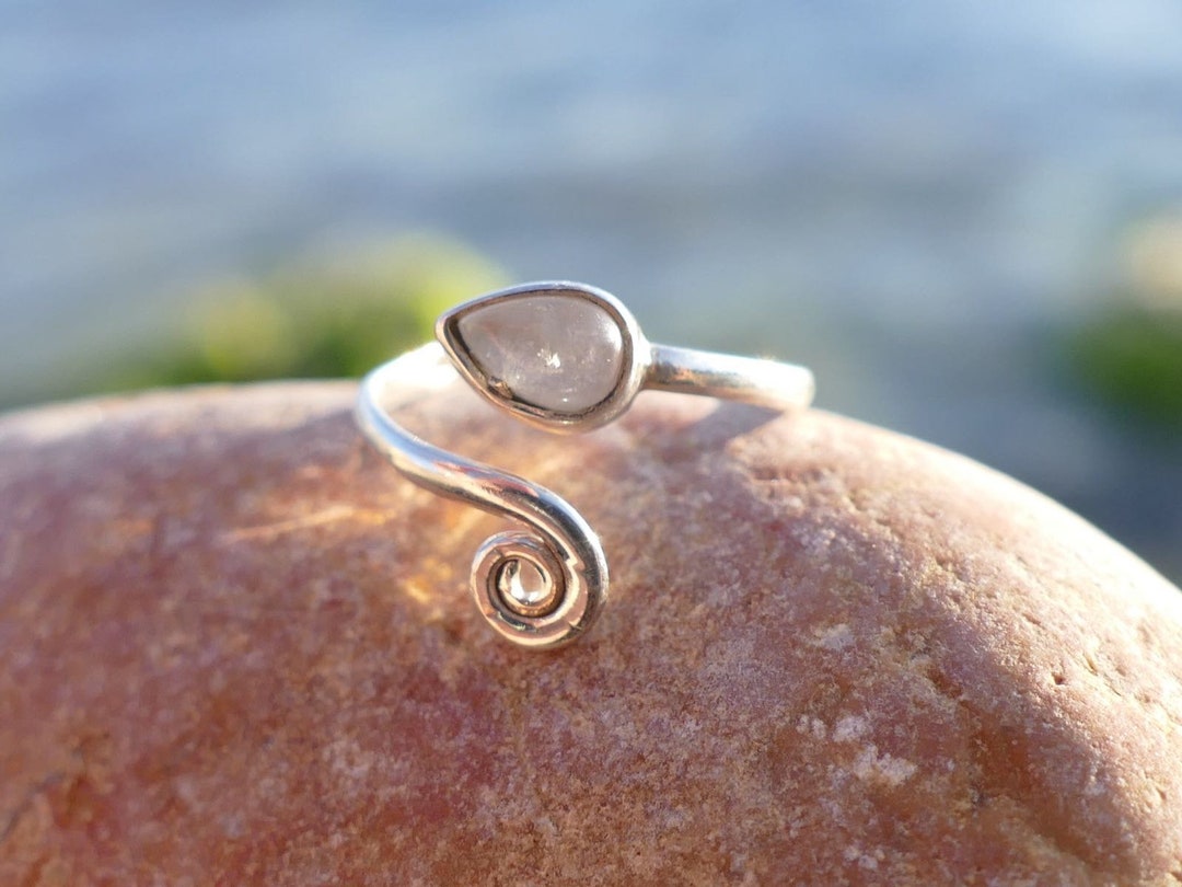 Spiral Silver Ring, Silver Toe Ring, Toe Ring, Ring for Woman ...