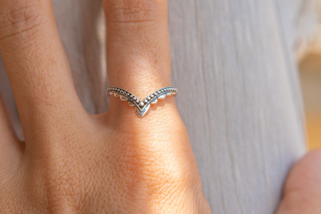 Triangle Silver Ring, Minimal Ring, Sterling Silver Ring, 925 Silver ...