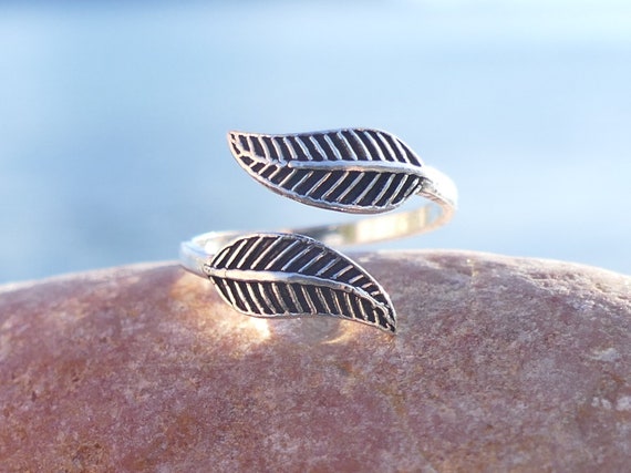 Toe ring silver ring Sterling silver ring adjustable ring | Etsy