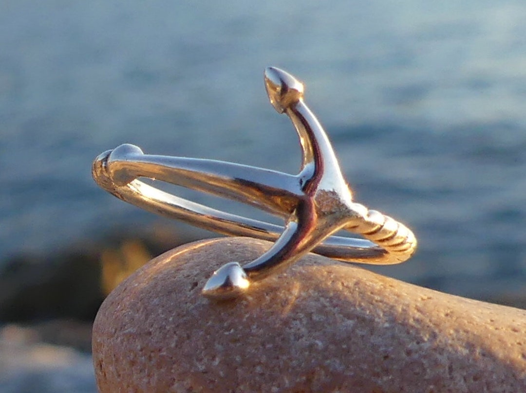 Still Ring, Sterling Silver Ring, Ocean Ring, Silver Ring With Ocean ...