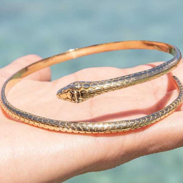 Snake Arm Cuff - Etsy