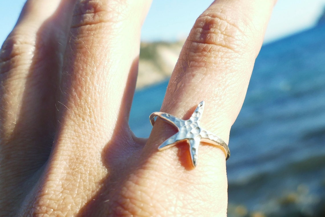 Silver Ring for Woman, Star Ring, Star Silver Ring, Gift for Woman ...