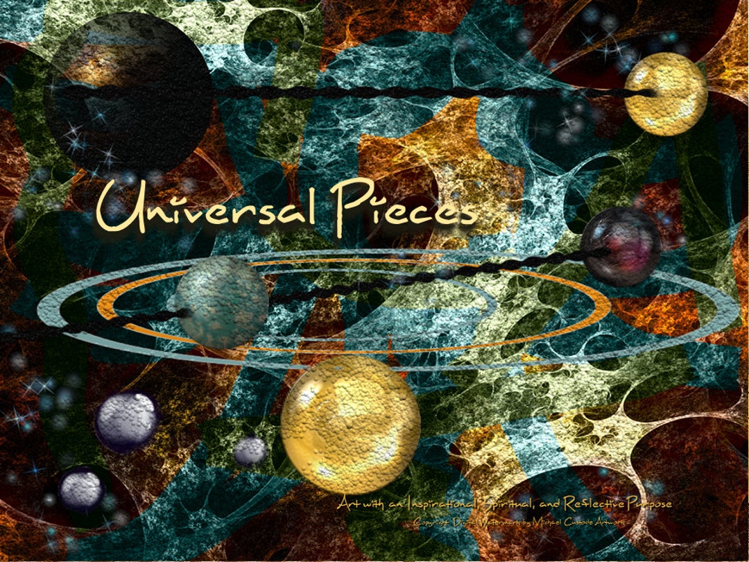 Universal Pieces Featuring Planets, the Universe, and Geometric ...