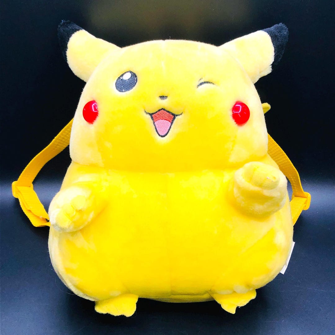 Vintage 2001 NINTENDO Pokemon Winking Talking PIKACHU 12" Plush ...