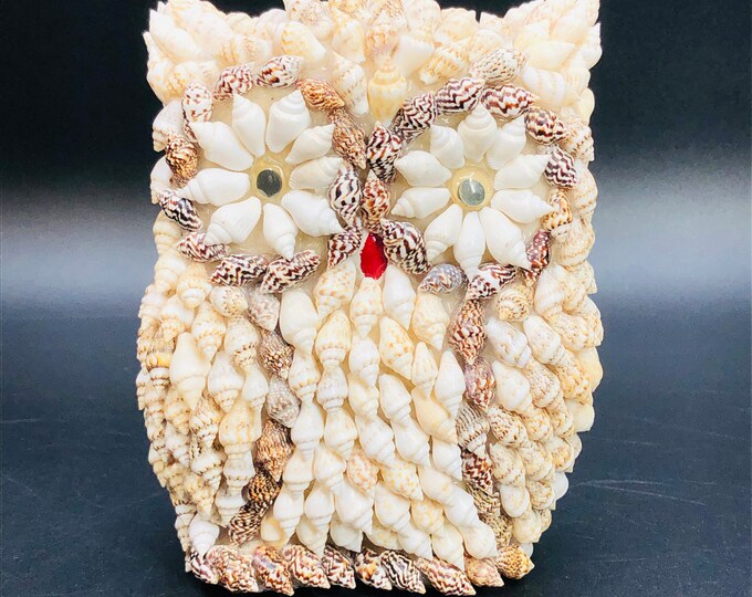 Handcrafted Seashell Owl - Etsy