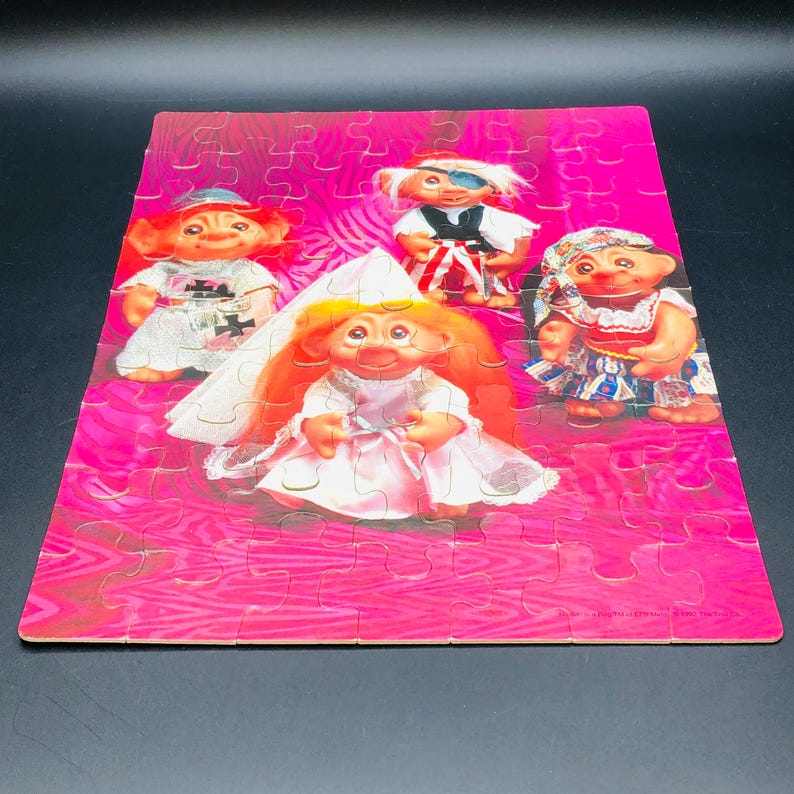 Vintage 1992 Norfin TROLLS Costume Party Jigsaw Puzzle: 63 Pcs ...