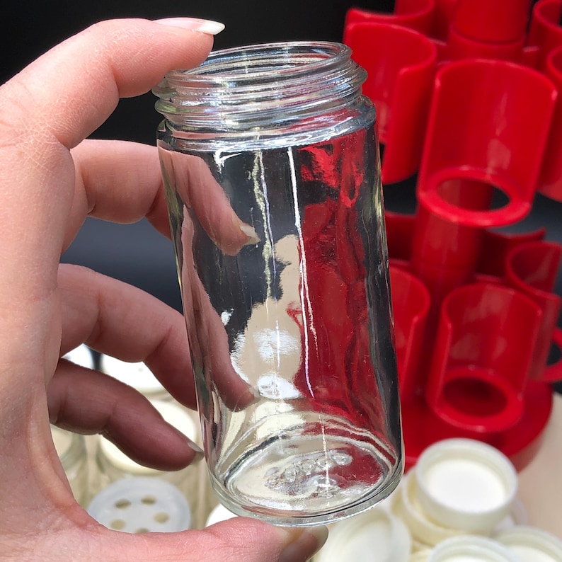 Vintage 80s COPCO MODSTYLE Red Spinner Revolving Spice Rack With ...