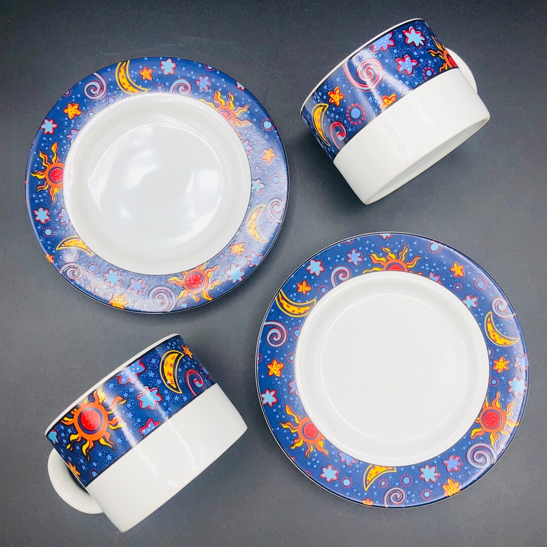 90s Sakura Celestial Ironstone Coffee Cup and Saucer SINGLE SET ...