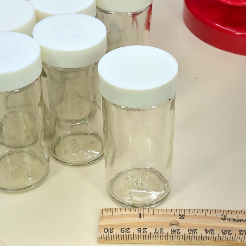 Vintage 80s COPCO MODSTYLE Red Spinner Revolving Spice Rack With ...