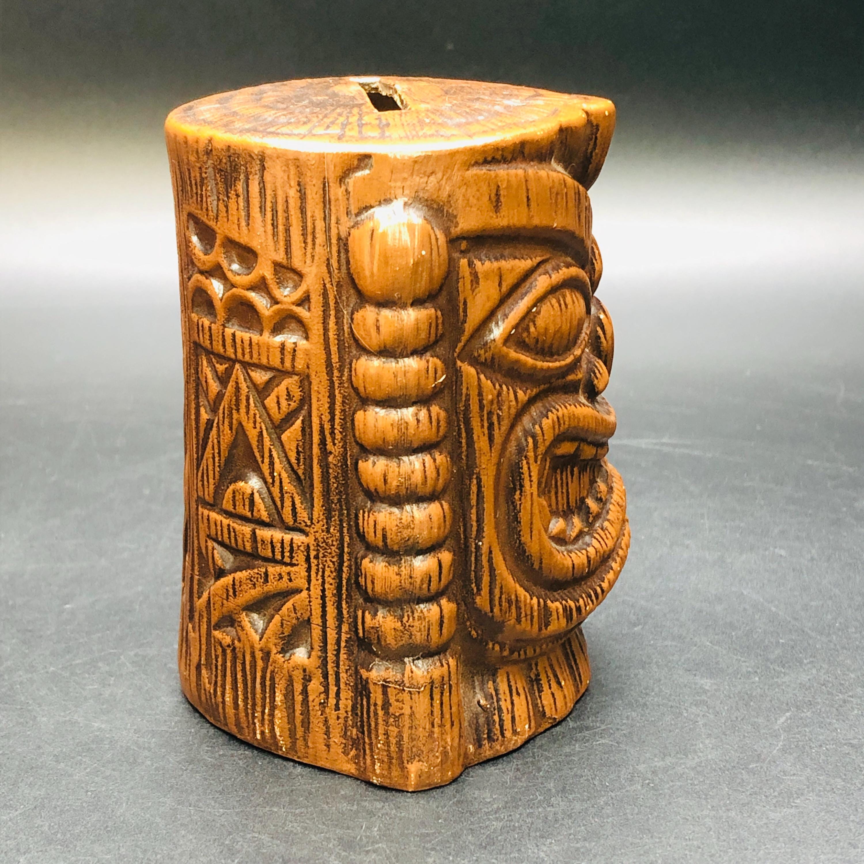 60s Tiki Totem Piggy Coin Bank, Mid Century Kitsch Honolulu Travel ...