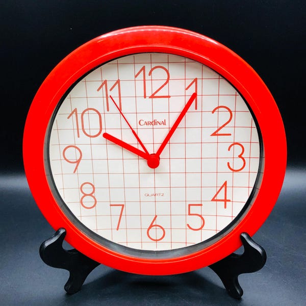 80s Wall Clock - Etsy