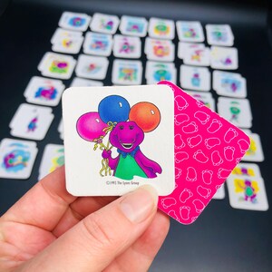 1993 Barney Memory Game Box Set COMPLETE, Vintage Milton Bradley Toys ...