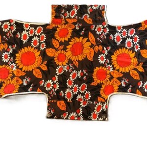 70s SEARS Flower Power Folding Cot Lounge Chair COVER Replacement ...