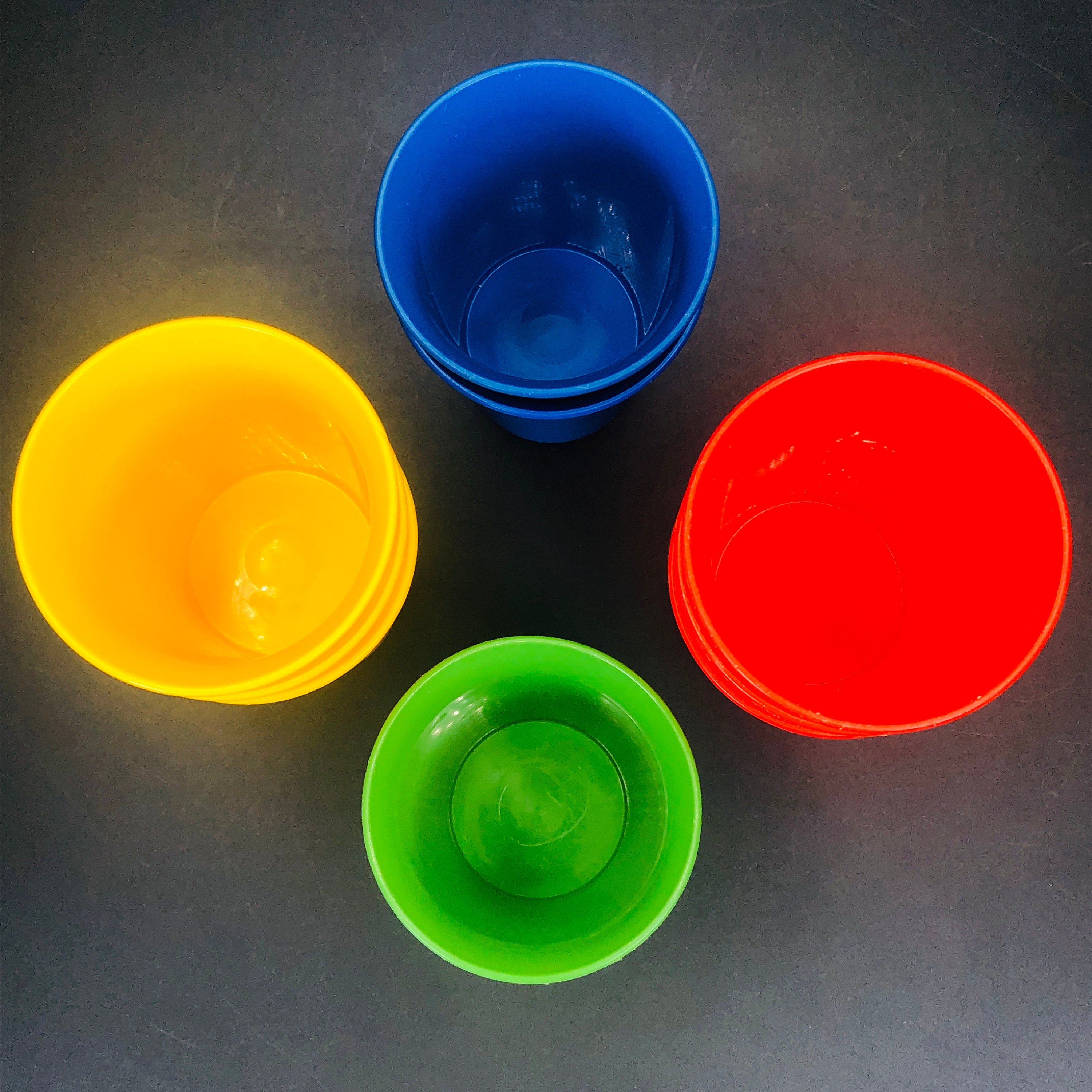 70s Tupperware Stackable Juice Cups, Lot of 9 Kids Tumblers, Camping ...