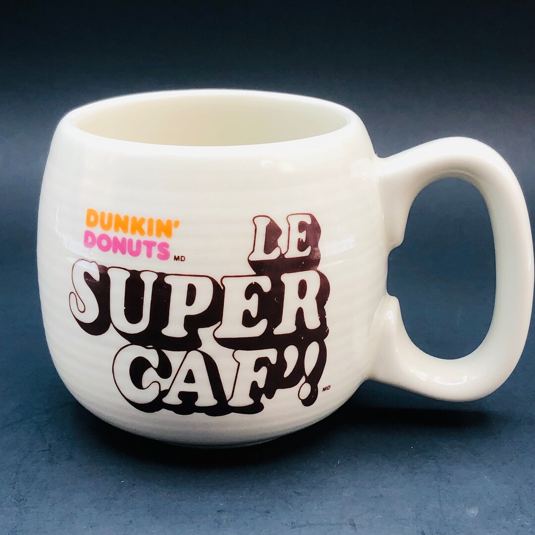 Vintage Dunkin Donuts Restaurant Coffee Mug, the Big One French Version ...