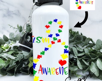 Autism Water Bottle | Etsy