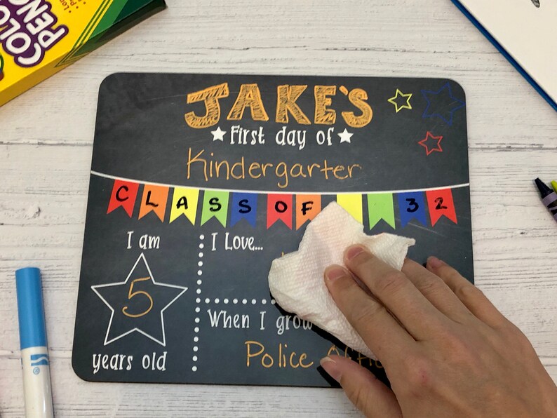 Back to School Board Milestone Board First Day Board - Etsy