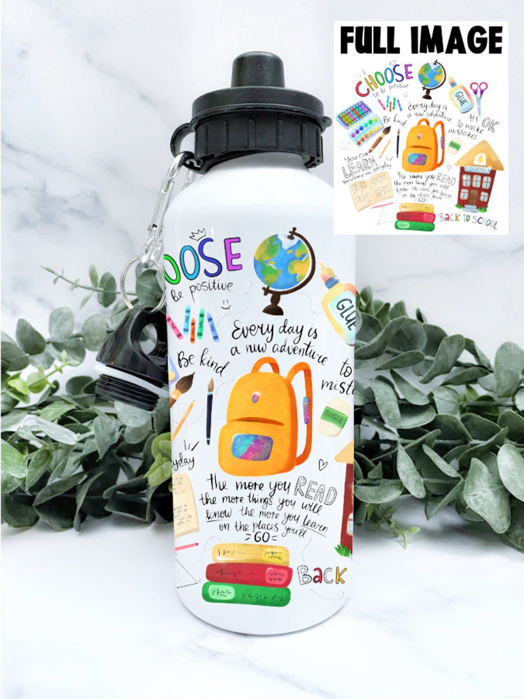 School Water Bottle | Back to School Water Bottle | Student Water ...