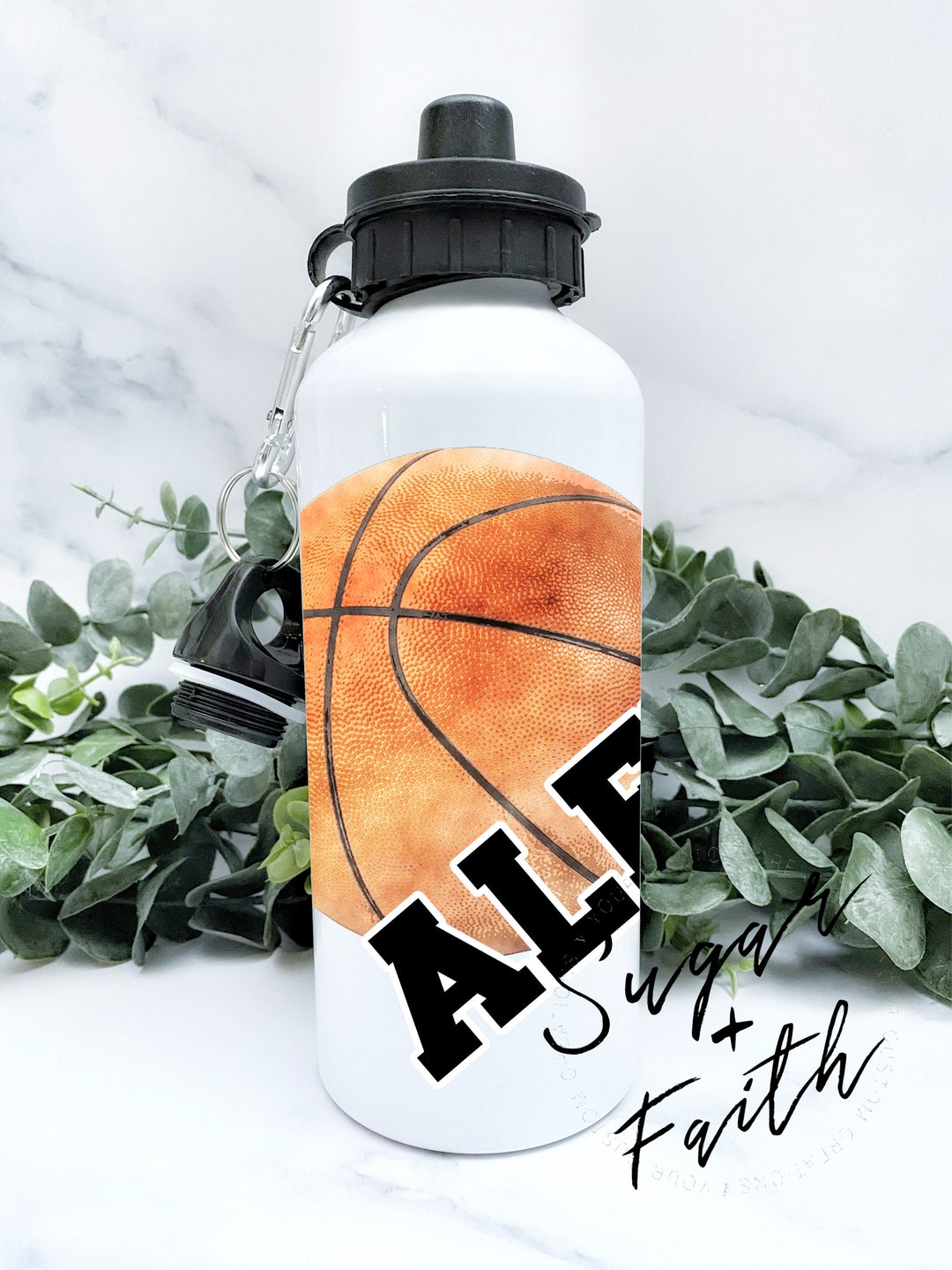 Basketball Water Bottle | Team Gift | Basketball Drinkware | Aluminum ...