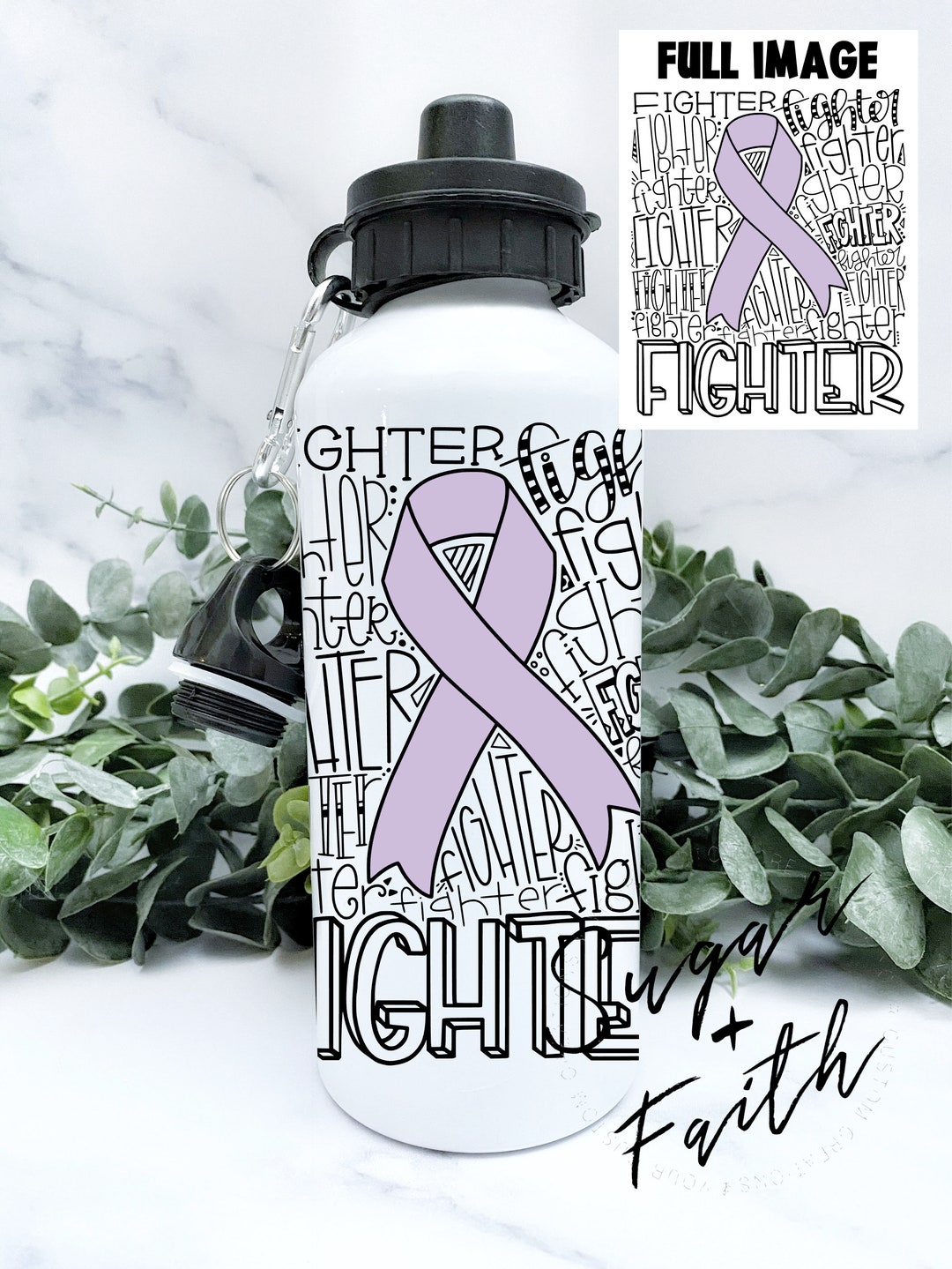 Testicular Water Bottle | Cancer Fighter Water Bottle | Testicular ...