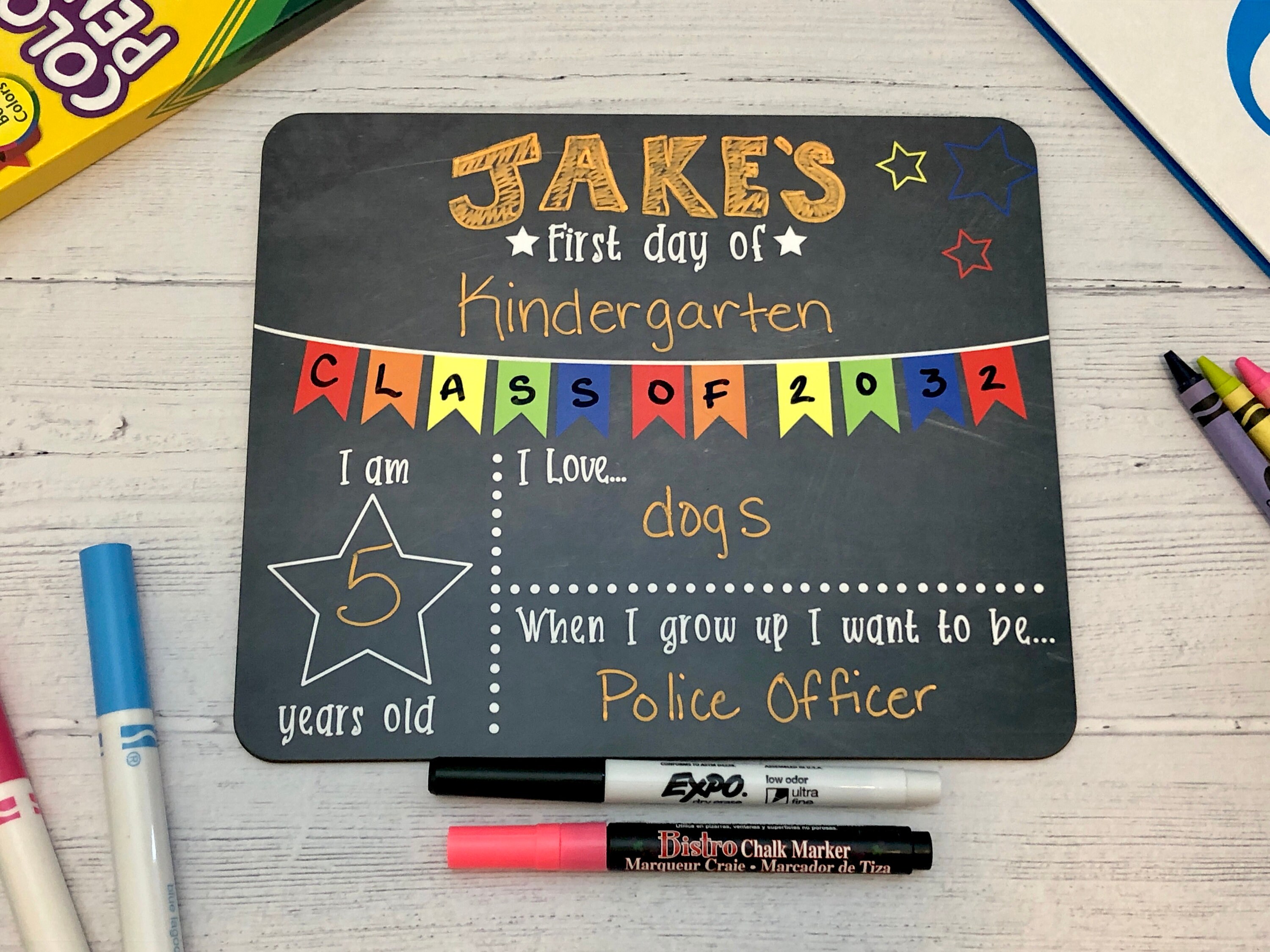 Back to School Board Milestone Board First Day Board - Etsy