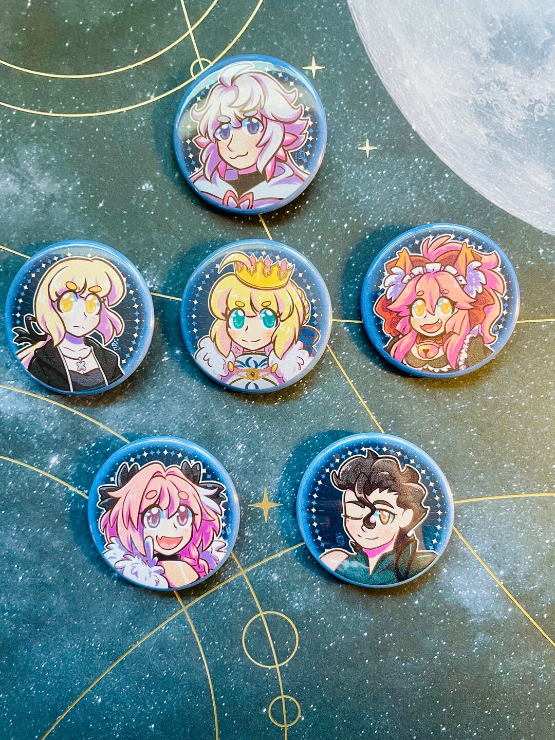 Fate Anime Inspired Pinback Buttons MADE TO ORDER - Etsy