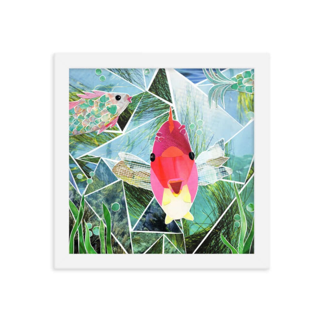 Colorful Fish Art Tropical Fish Wall Decor Salt Water Fish - Etsy