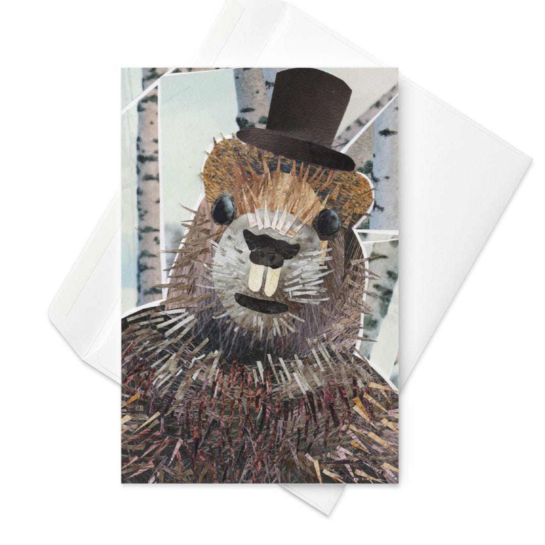 Groundhog Day Card for Groundhog Gifts | Groundhogs Day Punxsutawney ...