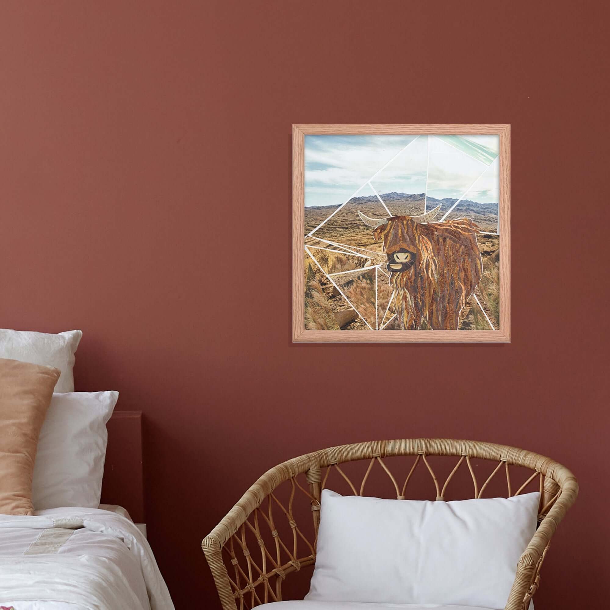 Highland Cow Collage Art Print | Farmhouse Decor - Etsy