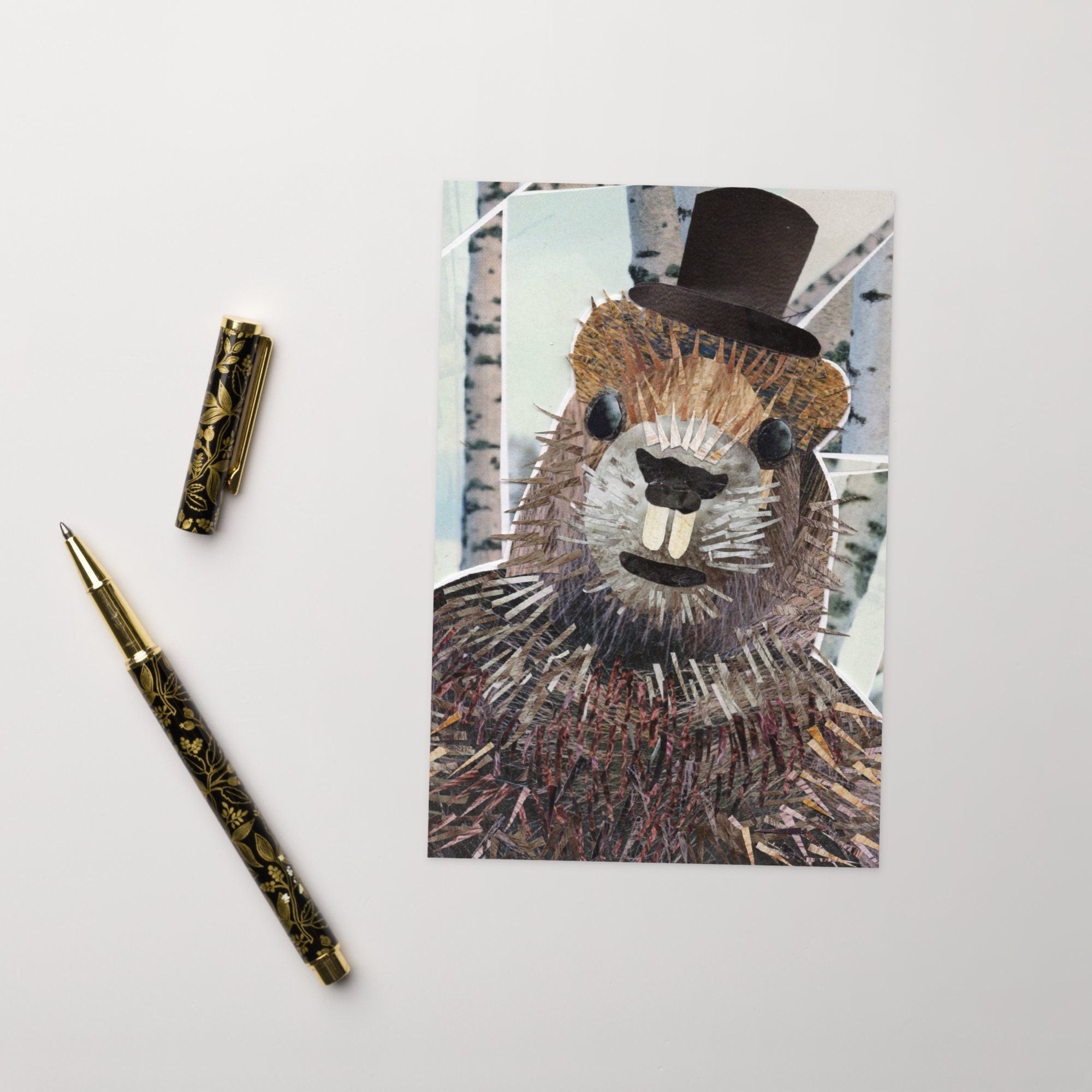 Groundhog Day Card | Groundhogs Day Punxsutawney Phil Card | Cute ...
