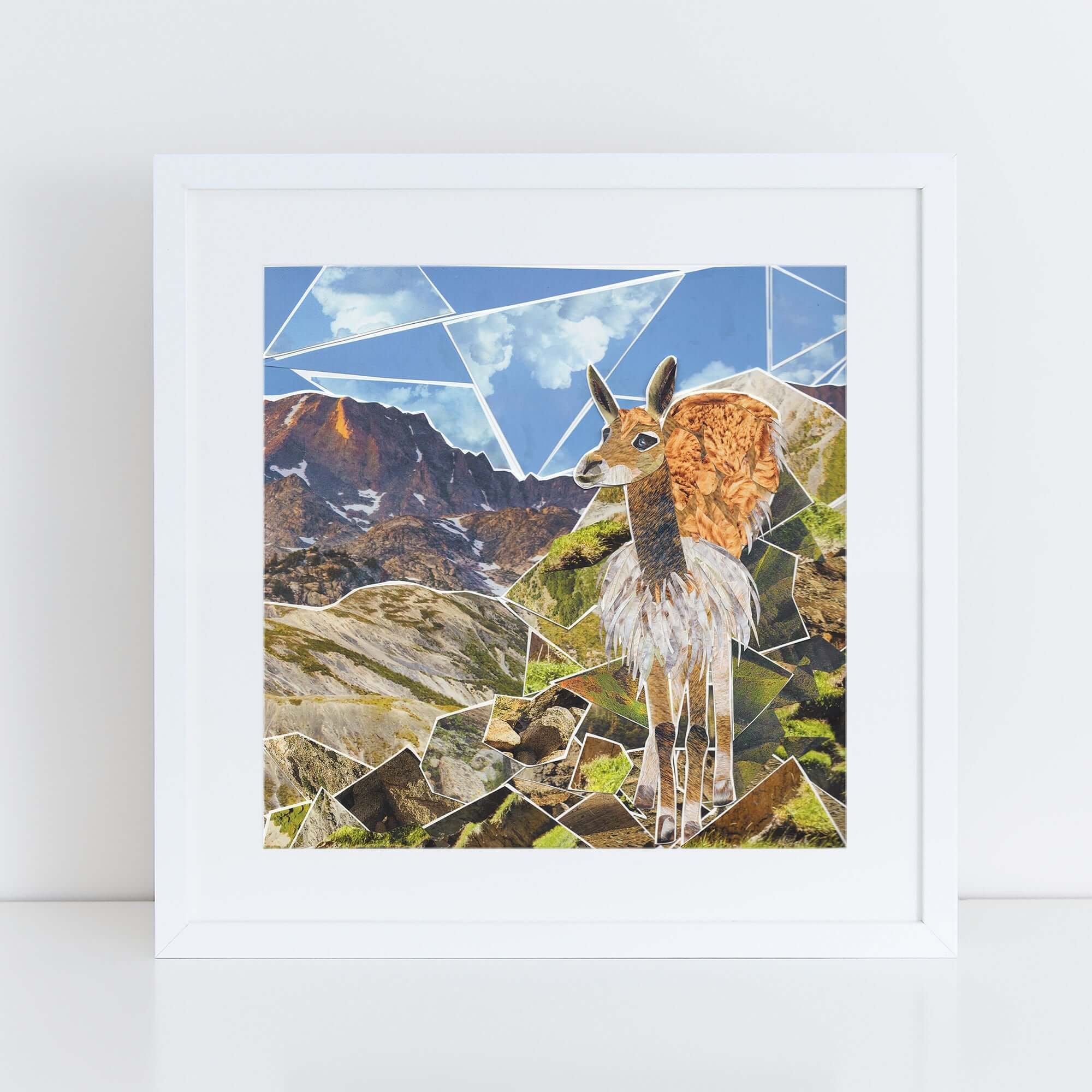 Vicuna Art | Peruvian Art | Alpaca Art | Andean Print | Travel Inspired ...