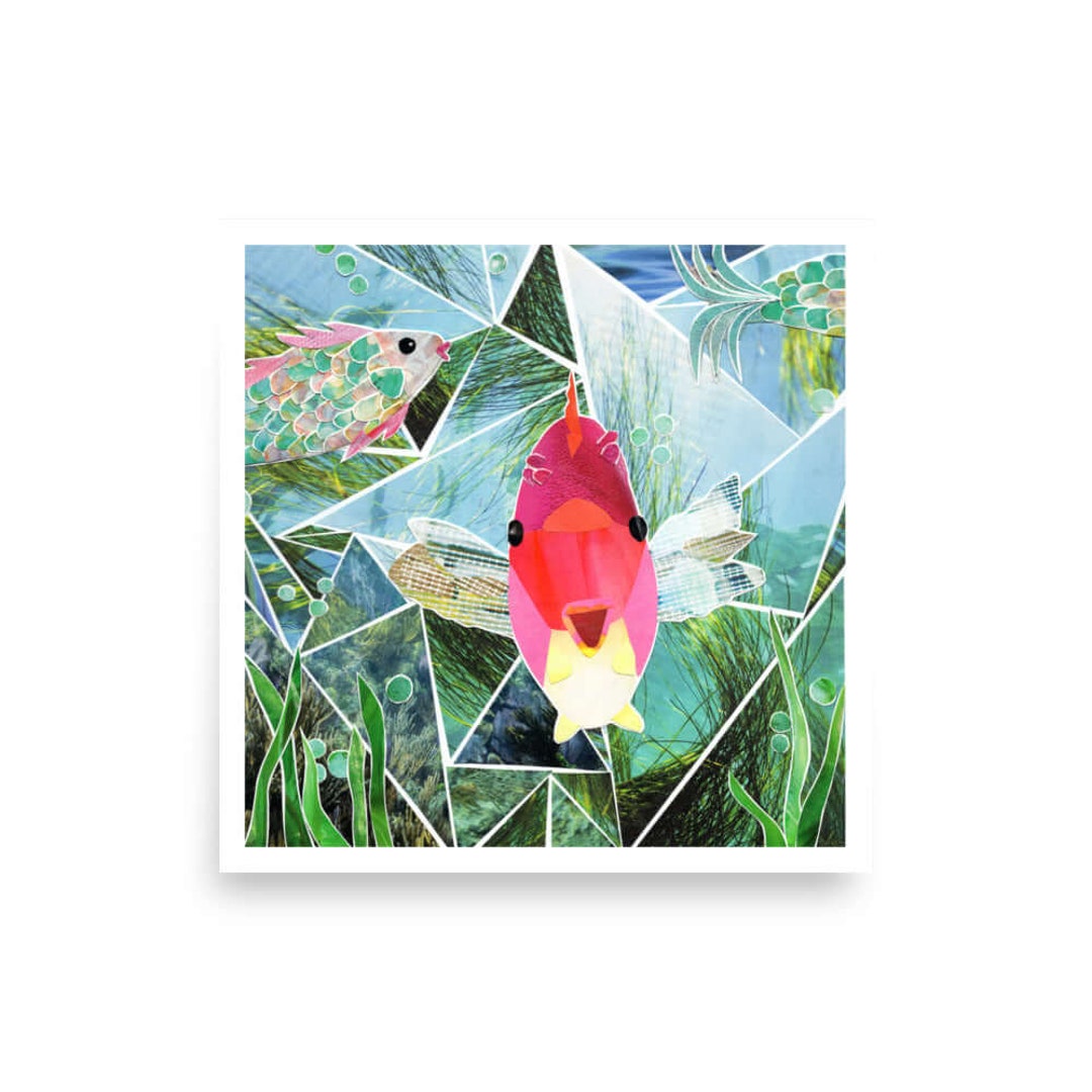 Colorful Fish Wall Art | Tropical Fish Wall Decor | Salt Water Fish Art ...